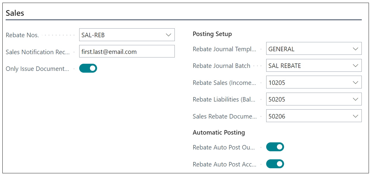 Clever Dynamics - Rebate Setup